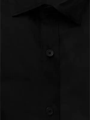 BAGUTTA Slim-fit Cotton Shirt - Black