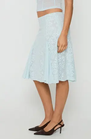 Princess Polly Quani Lace Midi Skirt