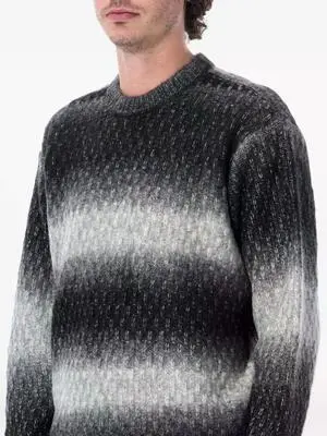 Obey Haze Gradient-effect Knitted Sweater