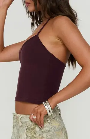 Princess Polly Cecilly Trim Racerback Top