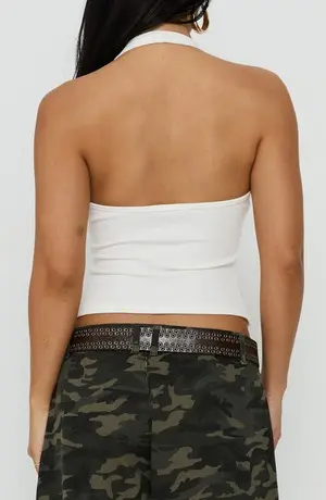 Princess Polly Renara Ribbed Halter Tank