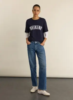 Baukjen Shay Layered-look Slogan T-shirt