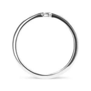 HAUS OF BRILLIANCE Sterling 1/6 Cttw Blue Diamond Cross Stackable Ring