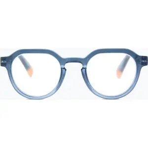 JAXY EYEWEAR Tonic Round Reading Glasses Blue