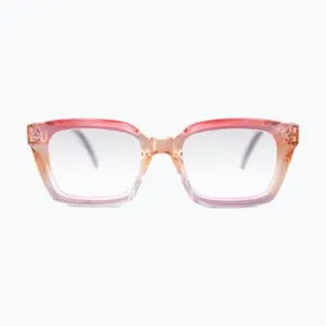 JAXY EYEWEAR Palazzo Square Reading Glasses - Pink