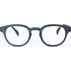 JAXY EYEWEAR Boulder Round Reading Glasses Blue