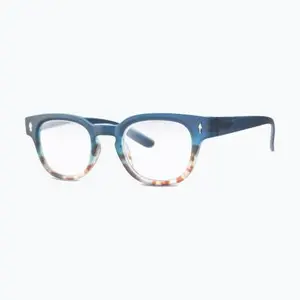 JAXY EYEWEAR Ombré Round Reading Glasses - Blue