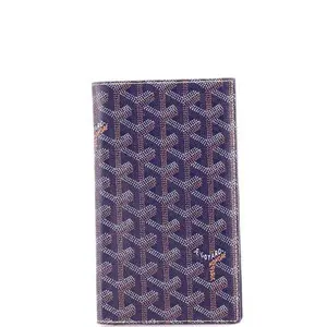 Goyard Saint Roch Wallet Coated Canvas - Blue