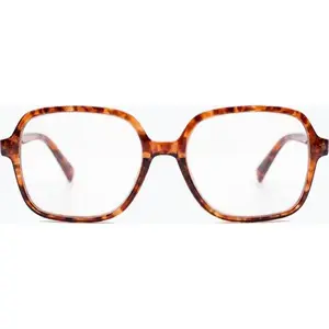 JAXY EYEWEAR Serenade Oversized Light Glasses - Rust