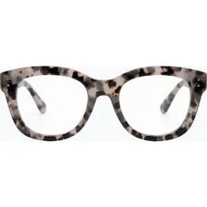 JAXY EYEWEAR Monument Oversized Reading Glasses Grey