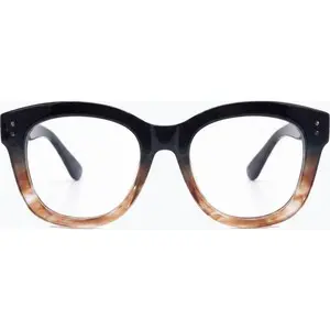 JAXY EYEWEAR Monument Oversized Reading Glasses - Teal