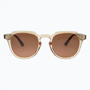 JAXY EYEWEAR Reverie Round Sunglasses - Sand