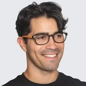JAXY EYEWEAR Timber Round Reading Glasses - Brown