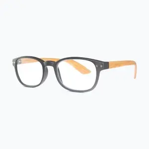 JAXY EYEWEAR Timber Round Reading Glasses - Brown