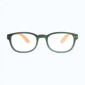 JAXY EYEWEAR Timber Round Reading Glasses - Green