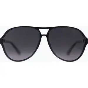 JAXY EYEWEAR Phoenix Aviator Sunglasses - Black
