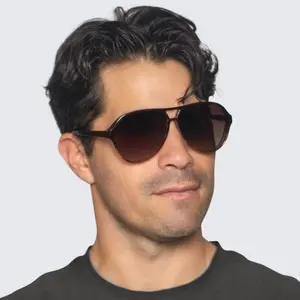 JAXY EYEWEAR Phoenix Aviator Sunglasses - Brown