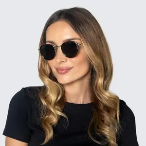 JAXY EYEWEAR Latitude Round Sunglasses - Tortoise
