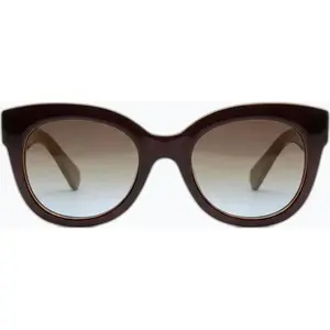 JAXY EYEWEAR Solstice Round Sunglasses - Brown