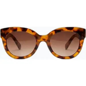 JAXY EYEWEAR Solstice Round Sunglasses - Tortoise
