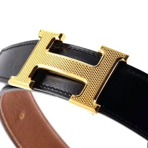Hermès Constance Reversible Belt Leather With Guilloche Hardware Medium