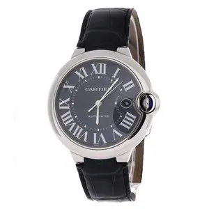CARTIER Ballon Bleu De Automatic Watch Stainless Steel And Alligator 42
