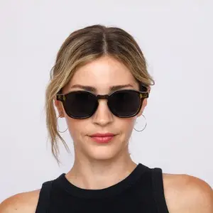 JAXY EYEWEAR Windsor Aviator Sunglasses - Black