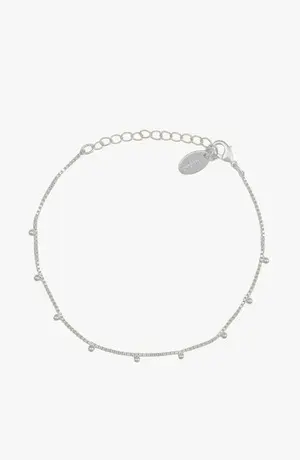 BEARFRUIT JEWELRY Emery Dainty Slim Chain Bracelet Minimalist Everyday Jewelry - Silver