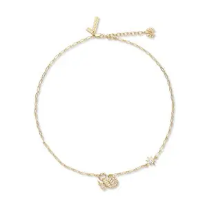 Lele Sadoughi Scorpio Zodiac Necklace - Gold