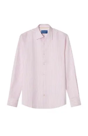 Robert Talbott Madison Multi Stripe Shirt - Pink Multi
