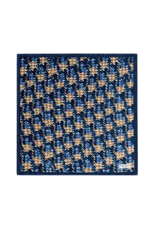 Robert Talbott Hadley Geo Oval Neckerchief - Blue Multi