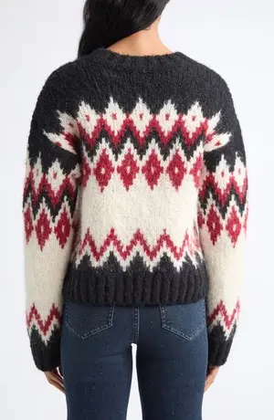 Veronica Beard Jessalyn Fair Isle Sweater