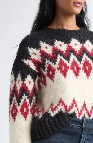 Veronica Beard Jessalyn Fair Isle Sweater