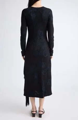 Erdem Jacquard Knit Midi Dress