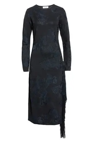 Erdem Jacquard Knit Midi Dress