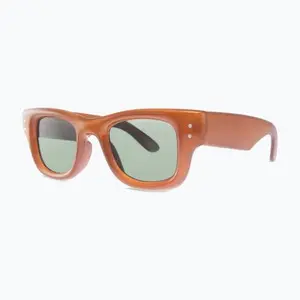JAXY EYEWEAR District Square Sunglasses - Rust