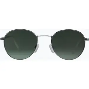 JAXY EYEWEAR Raven Round Sunglasses - Silver
