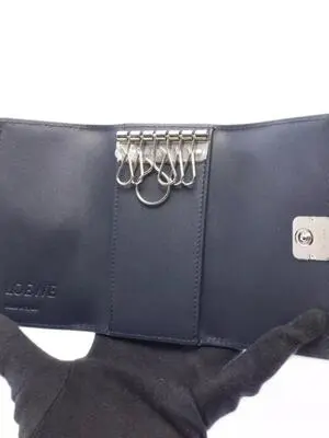 Loewe Anagram Key Case - Blue