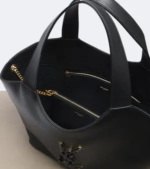Saint Laurent Icare Medium Leather Shopper