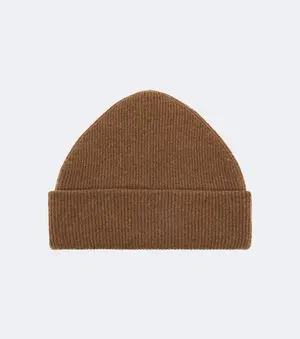 THE ROW Qais Wool Beanie - Brown