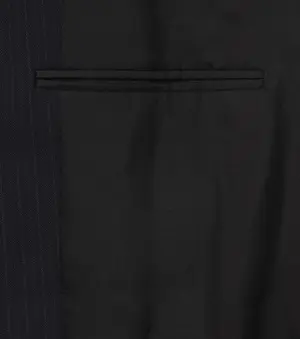 THE ROW Reda Chalk Stripe Wool Suit Jacket