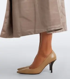 THE ROW Rita Leather Pumps