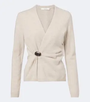 Vince Gathered Wool And Cashmere Sweater