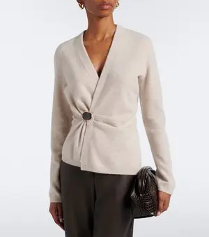 Vince Gathered Wool And Cashmere Sweater