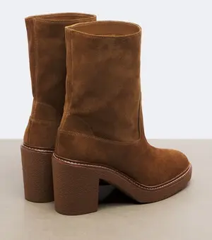 AQUAZZURA Valley Suede Ankle Boots