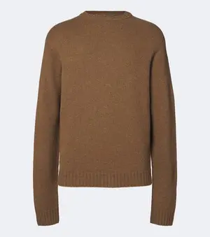 THE ROW Agora Wool Sweater - Brown