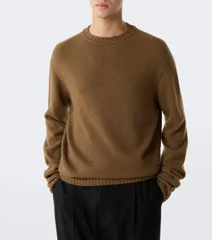 THE ROW Agora Wool Sweater - Brown