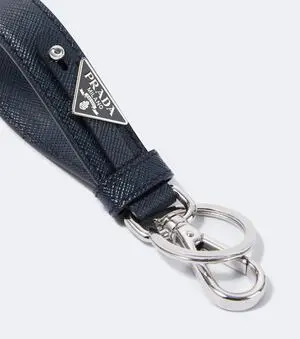 Prada Saffiano Leather Keychain