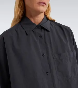 THE ROW Ludao Cotton And Silk Shirt - Grey