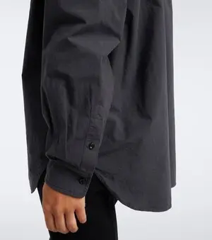 THE ROW Ludao Cotton And Silk Shirt - Grey